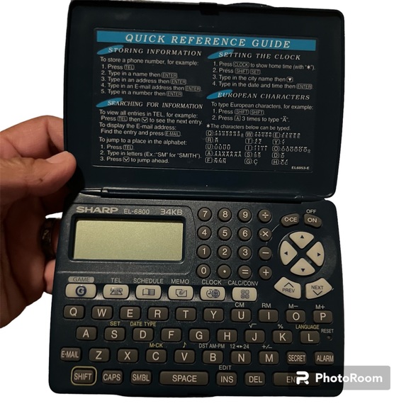 Sharp | Other | Retro Vintage Sharp Calculator Scheduler Address Book ...